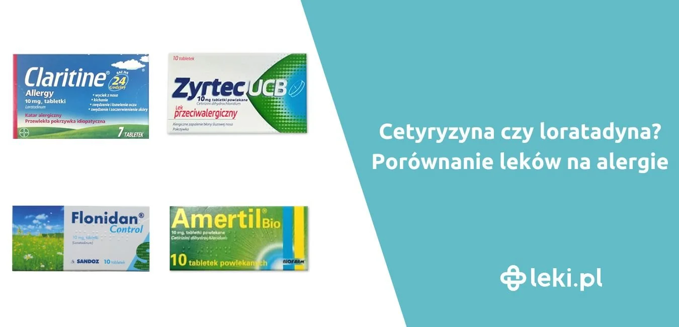 Cetyryzyna czy loratadyna? Porównanie klasycznych leków na alergie ...