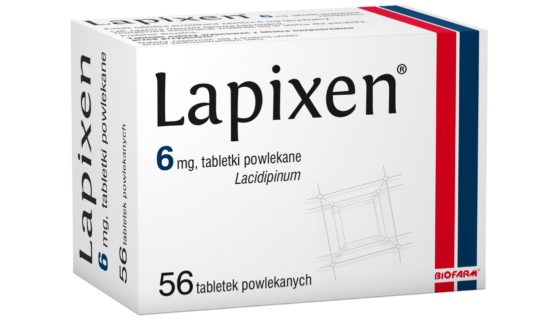 Lacipil, tabletki powlekane, 6 mg