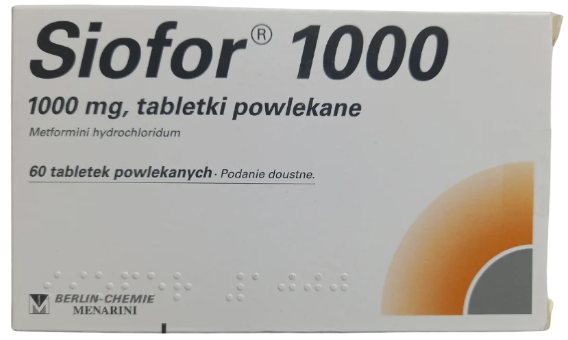 Siofor 1000, tabletki powlekane, 1000 mg