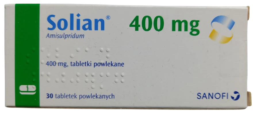 Solian, tabletki powlekane, 400 mg