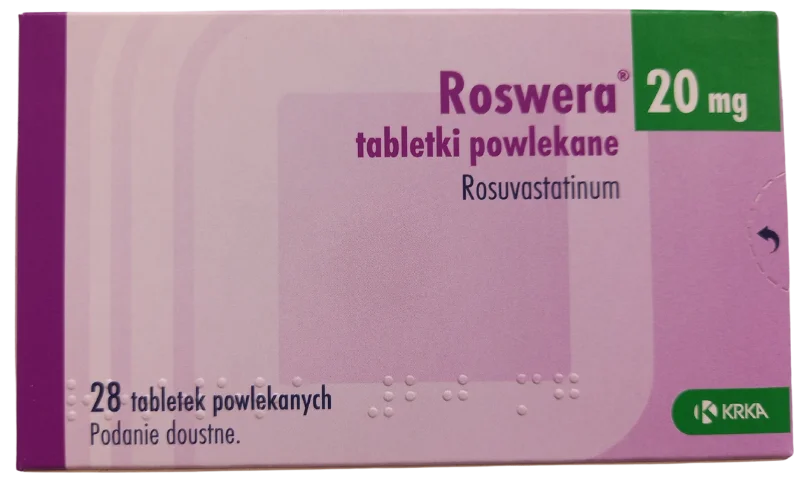 Roswera, tabletki powlekane, 20 mg