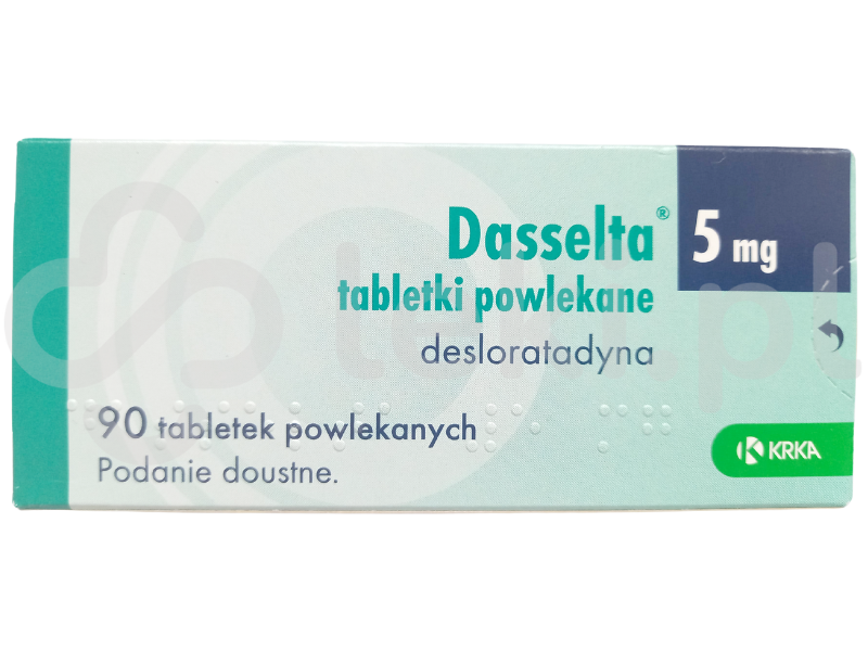 Dasselta, tabletki powlekane, 5 mg, opakowania: 30 tabl., 90 tabl.